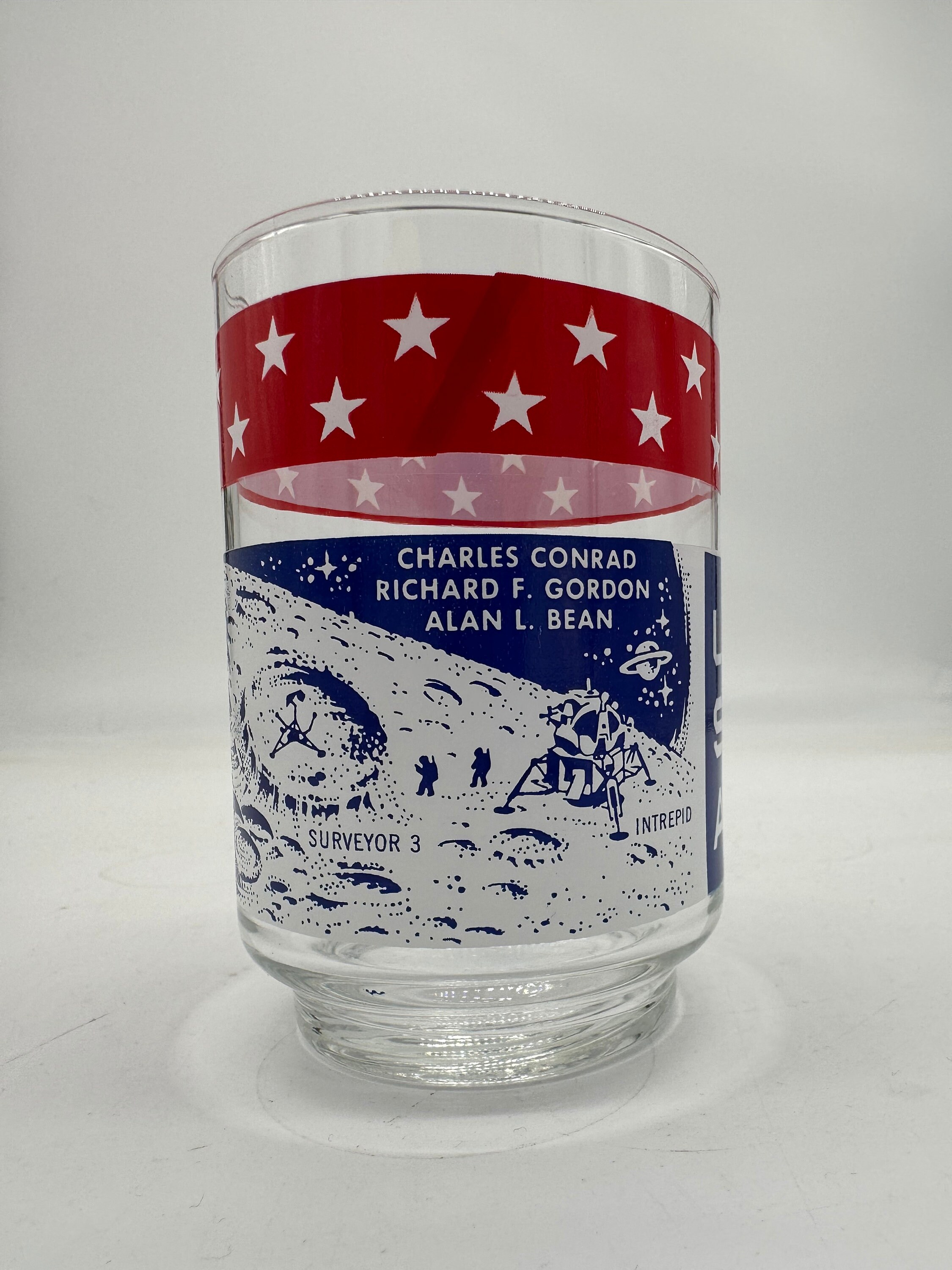 1969 Vintage NASA Apollo 11 and Apollo 12 Drinking Glasses - Etsy