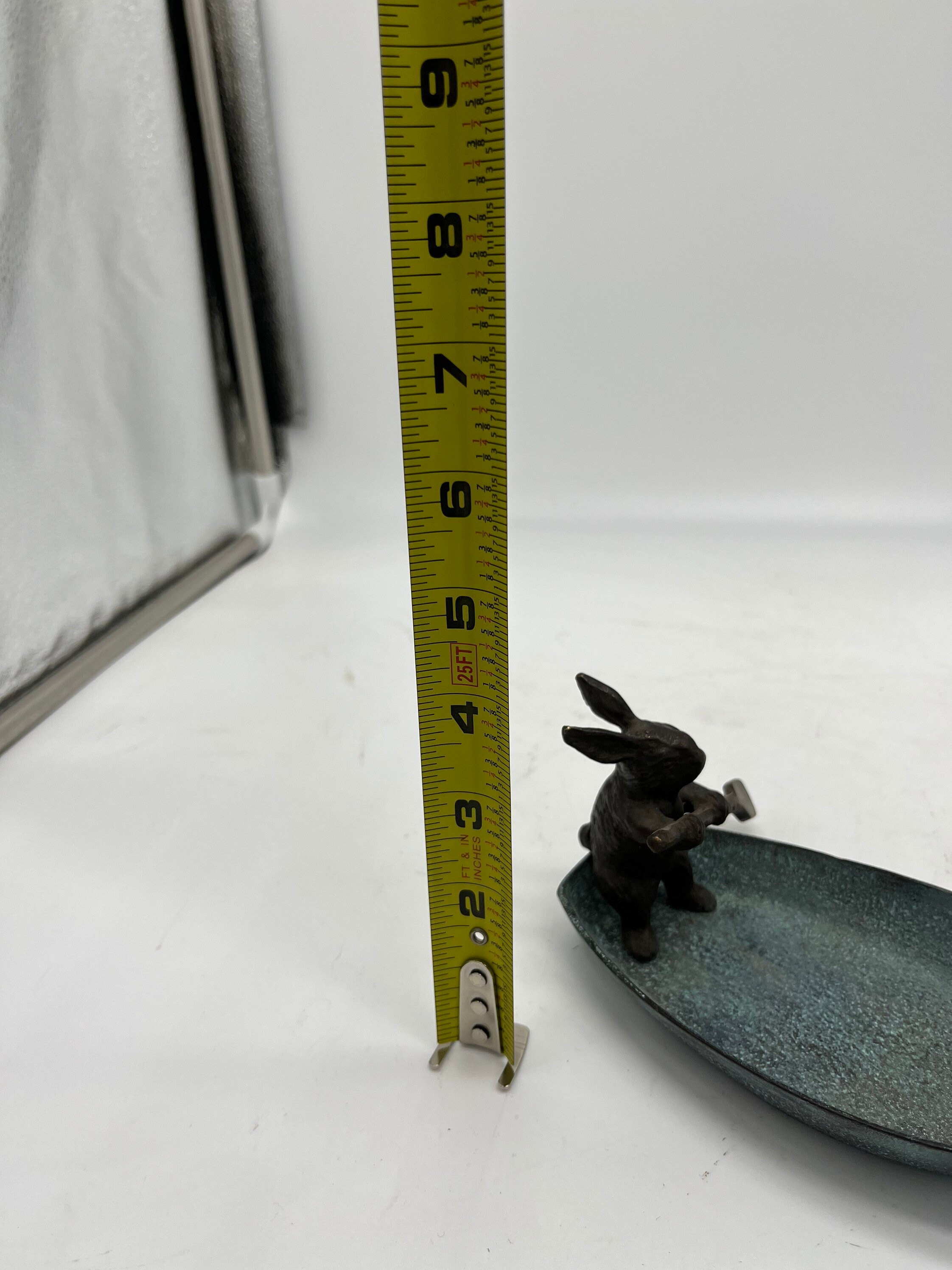 Vintage Patinated Cast Metal Bunny Rabbit in a Rowboat - Etsy