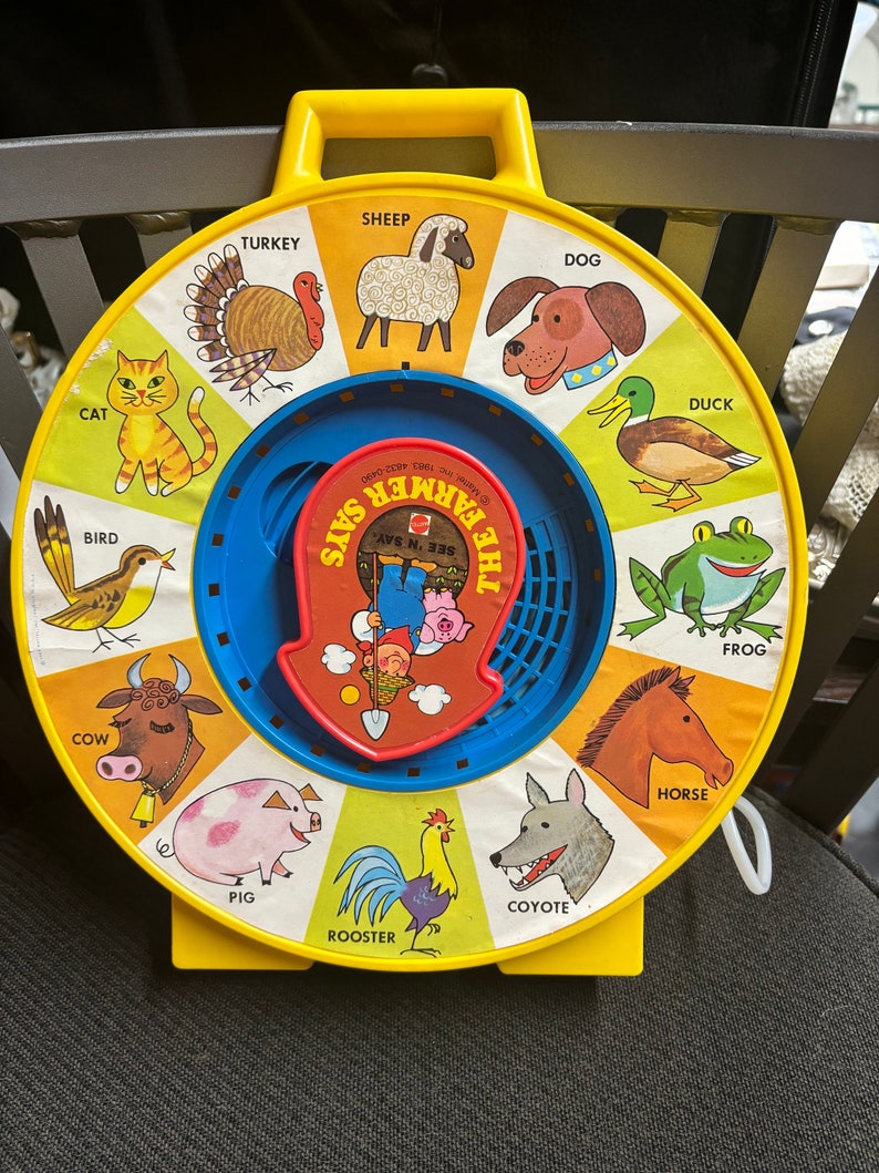 1983 Mattel See N Say the Farmer Says in Great, Working Condition - Etsy