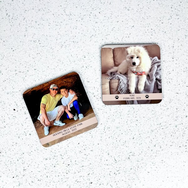 Photo Coaster - Etsy