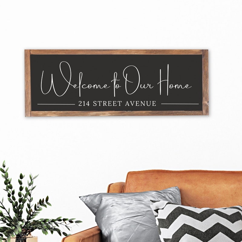 Welcome to Our Home Sign - Etsy