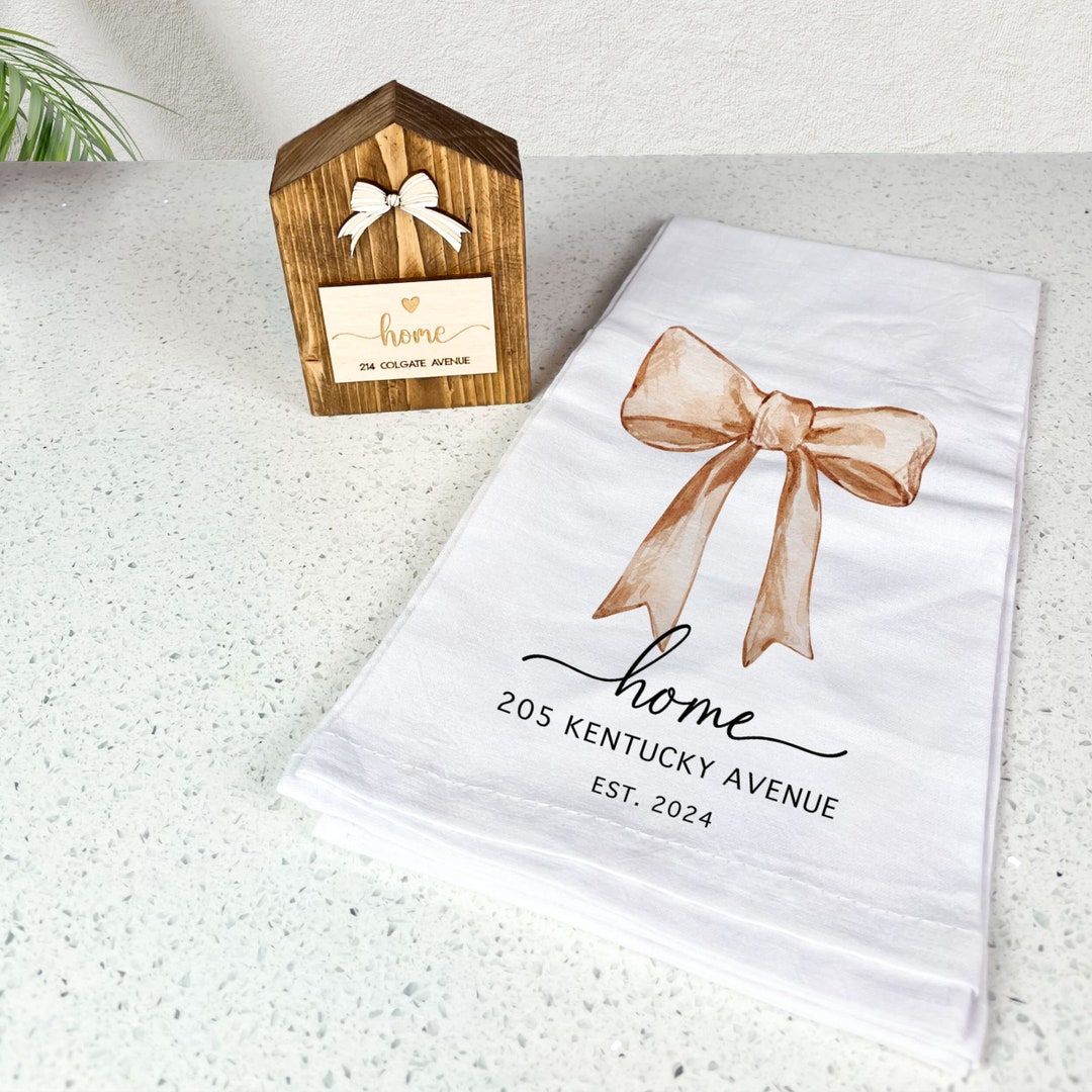 Custom New Home Gift Set, Personalized Housewarming Gift First Home ...