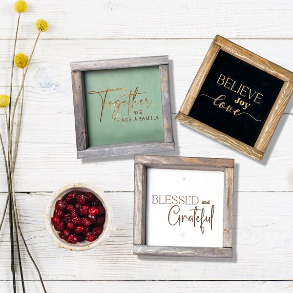 Small Wood Sign - Etsy