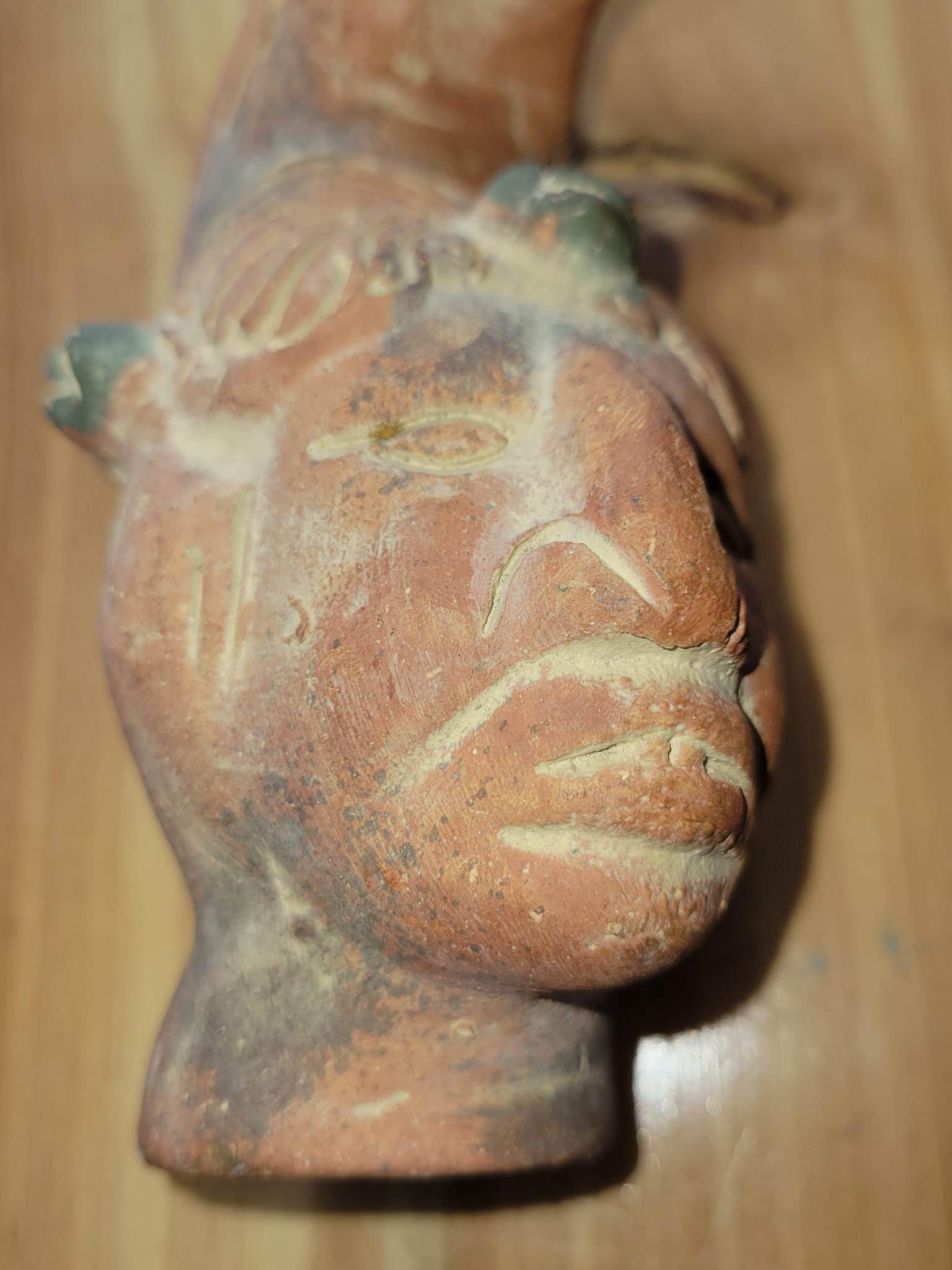 Mayan King Pakal Terracotta Bust - Etsy