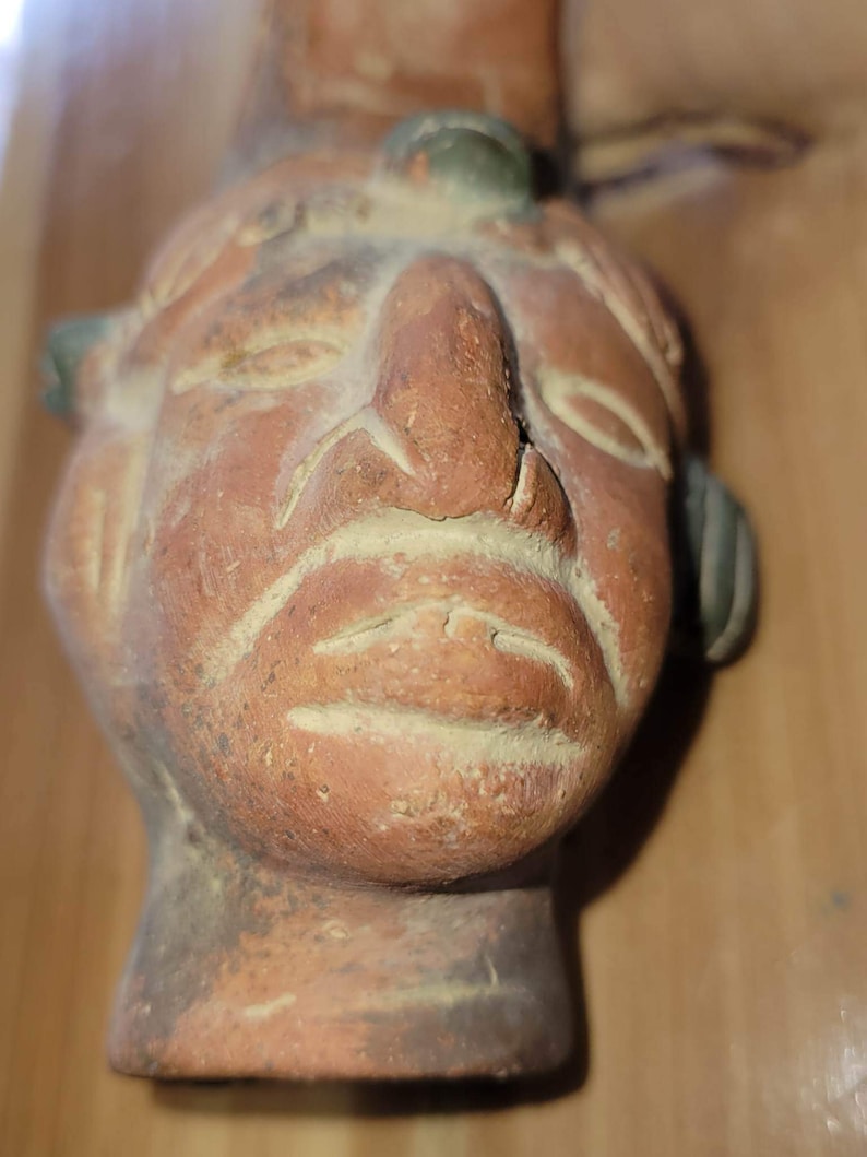 Mayan King Pakal Terracotta Bust - Etsy