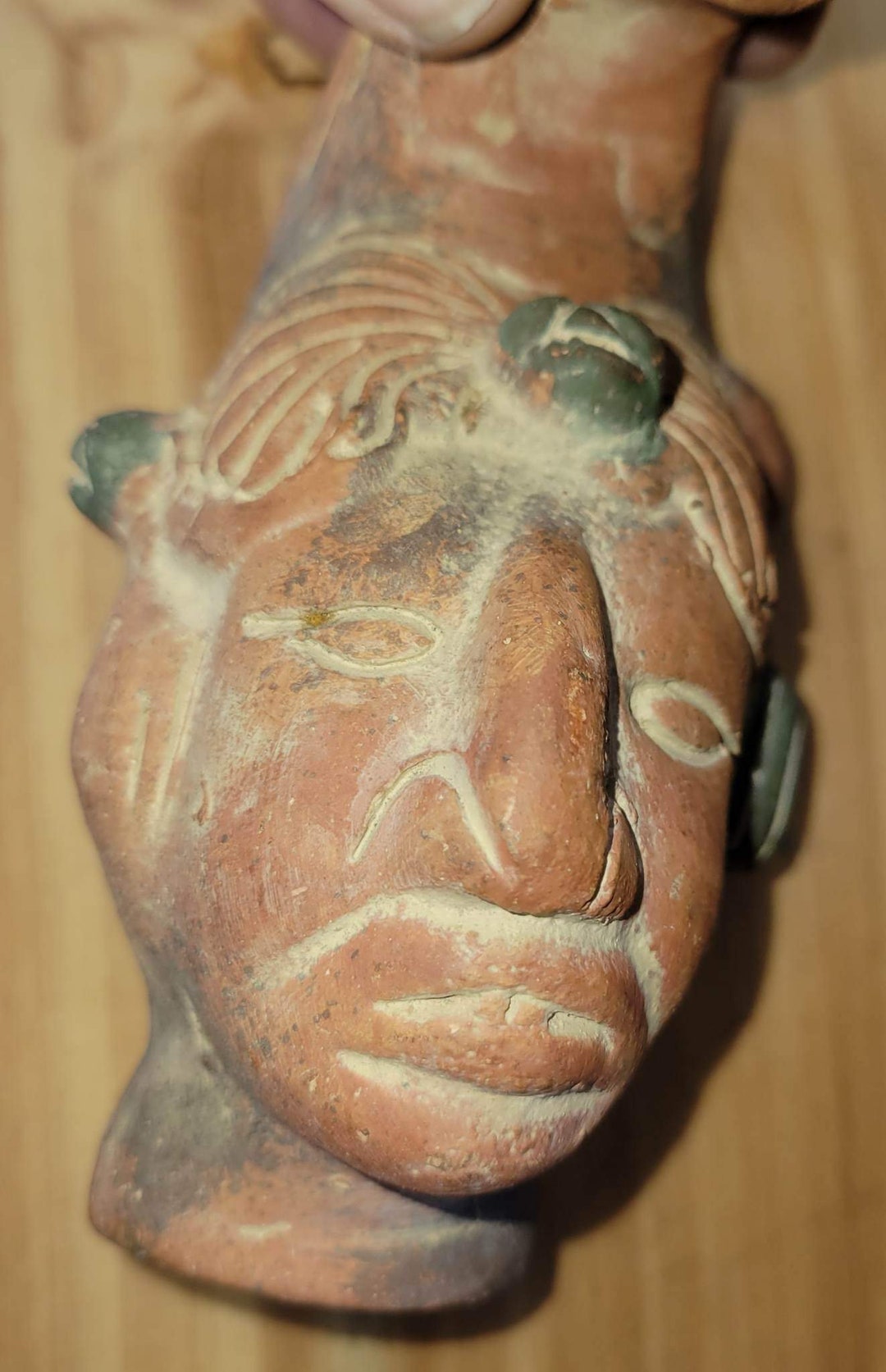 Mayan King Pakal Terracotta Bust - Etsy