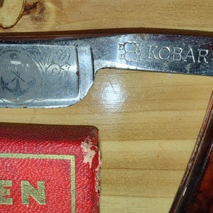 Antique Kobar Straight Razor - Etsy