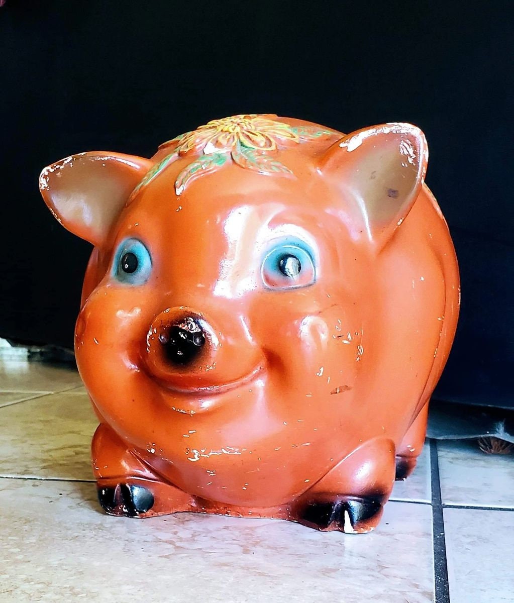 Vintage Mexican Piggy Bank - Etsy