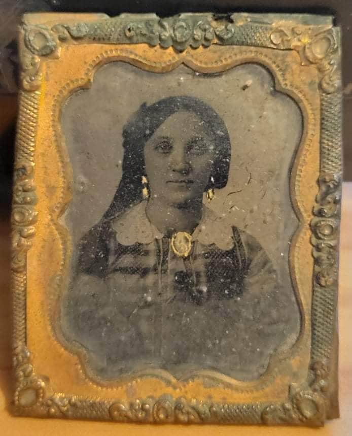 Native American Early Tin Type Photo - Etsy