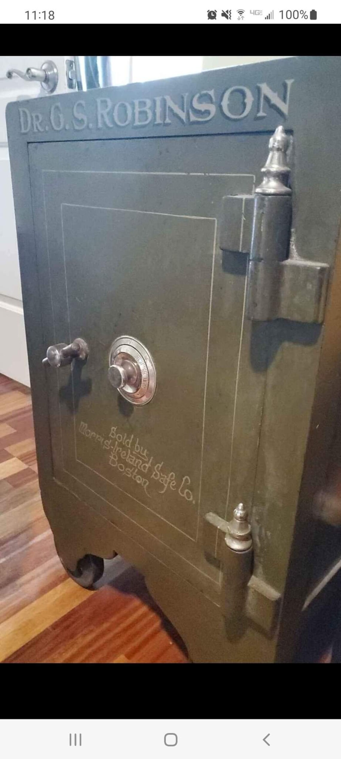 Morris Ireland Safe Co. Late 1800's - Etsy