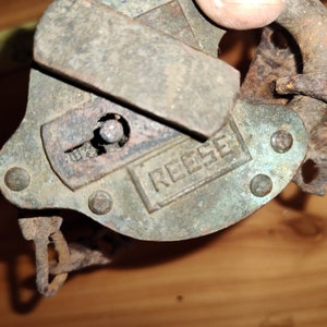 Antique Reese Railroad Lock - Etsy