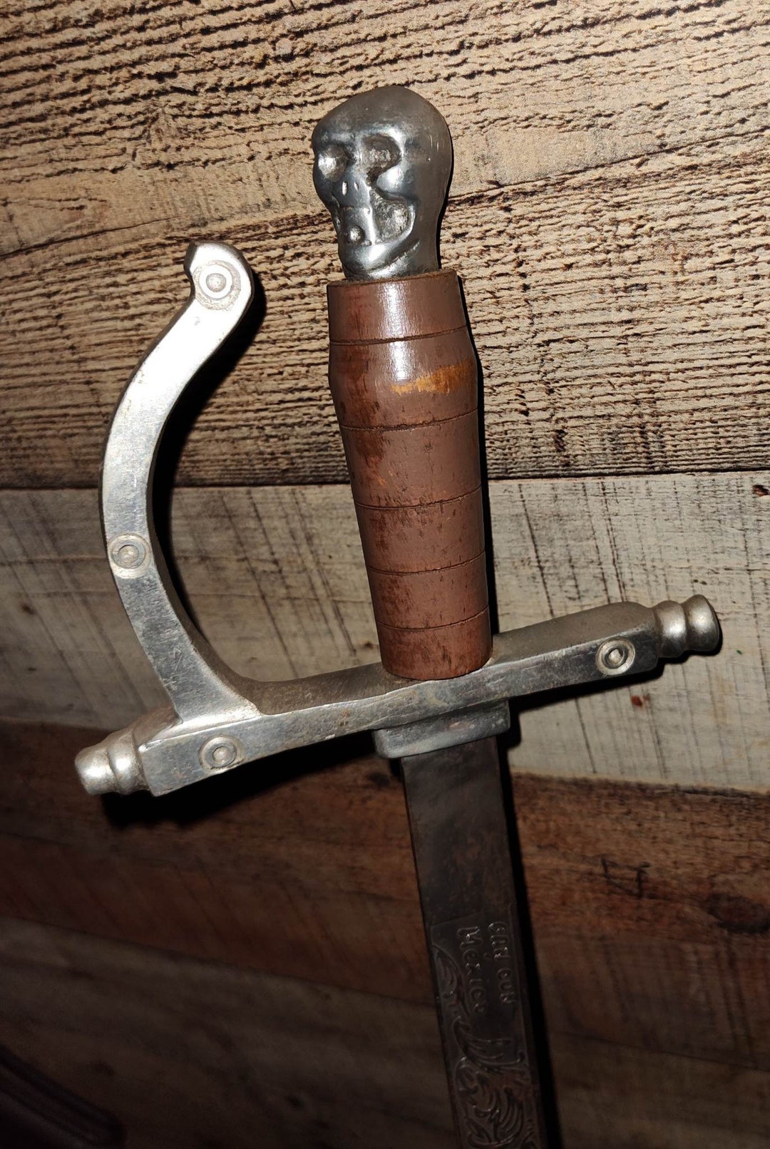 Mexican Sword With Skull Pommel - Etsy