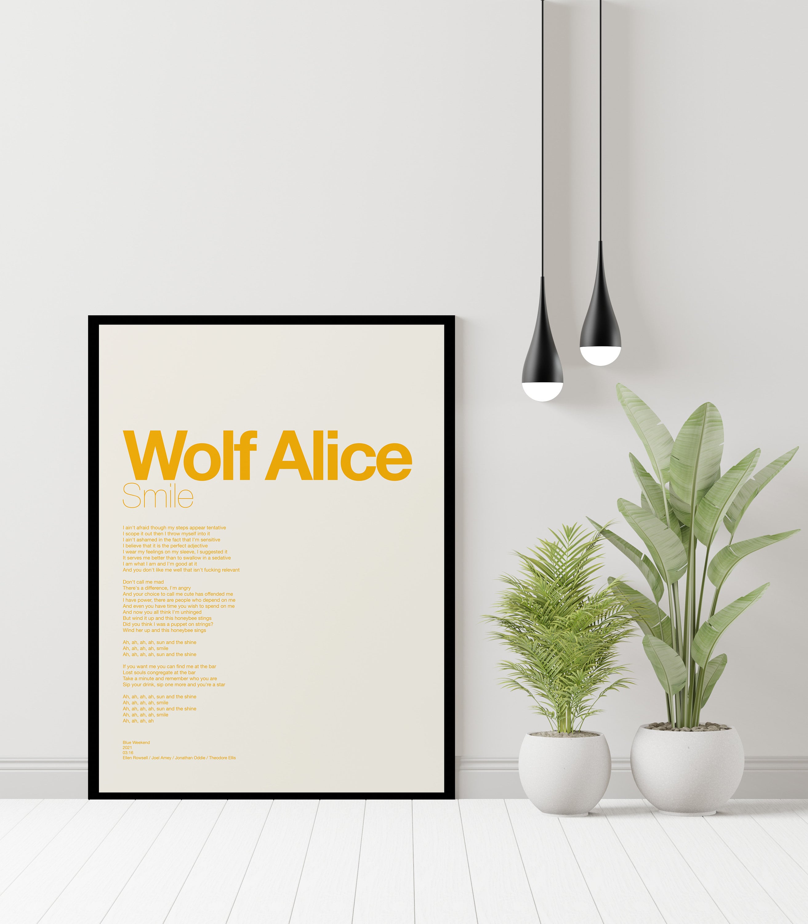 Wolf Alice Smile Blue Weekend Indie Music Music Icons - Etsy UK