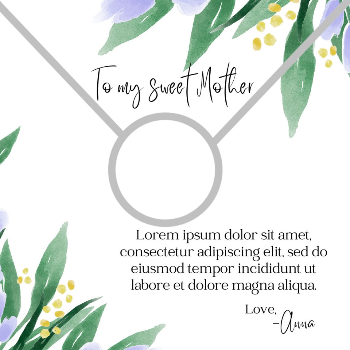 Shineon Message Card Templates-canva Templates-editable - Etsy