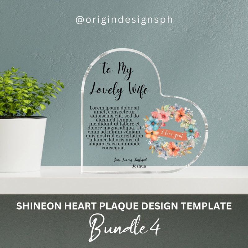 Heart Shaped Plaque - Etsy