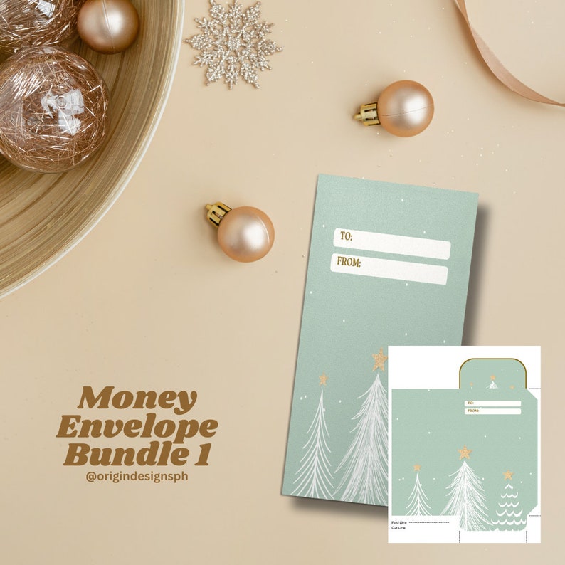 Printable Christmas Money Envelope-christmas Cash Envelope-diy - Etsy