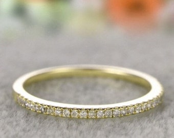 14k Solid Gold Stacking Ring, Stacking Ring, Solid Gold Stacking Ring ...