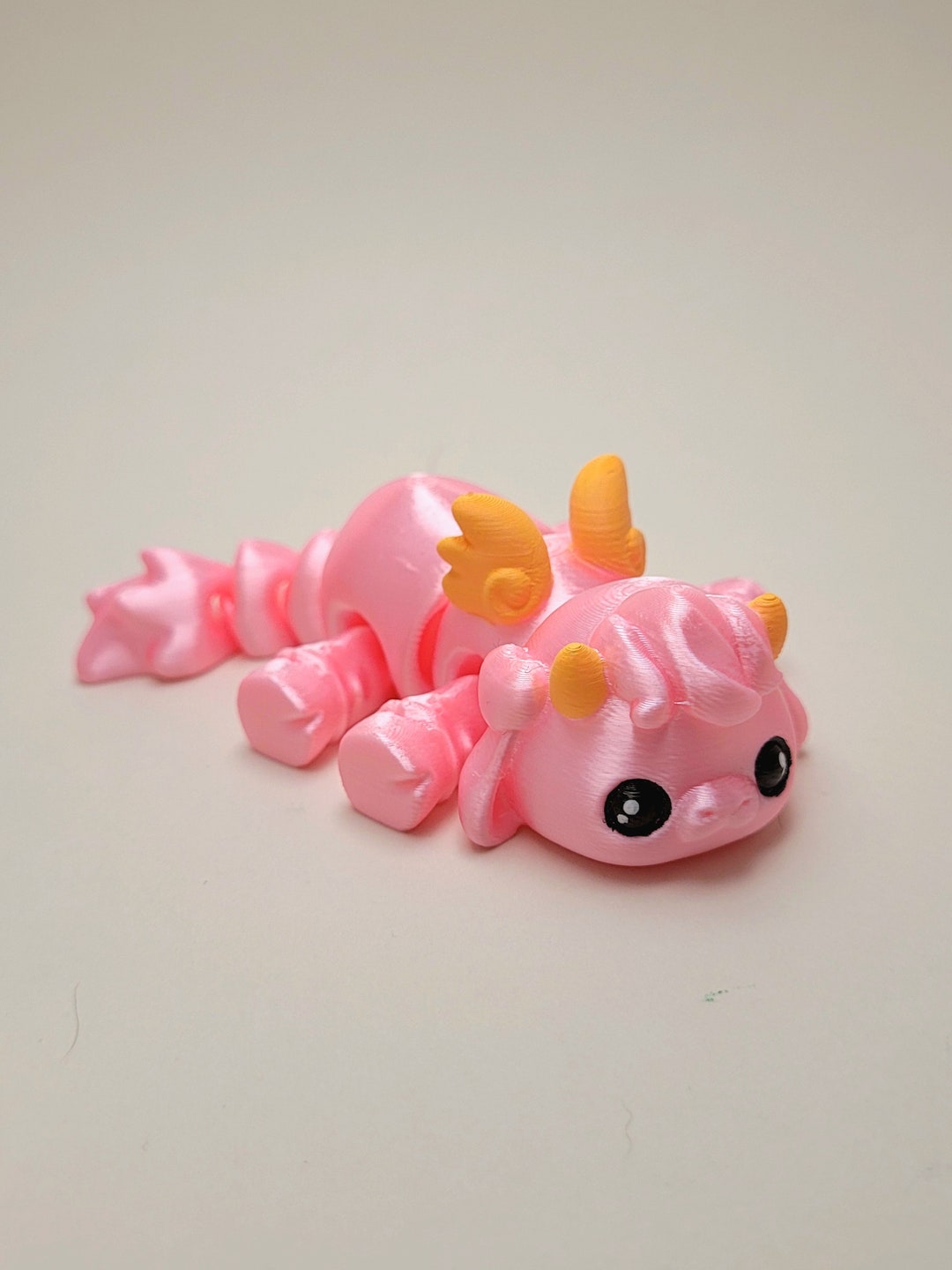 Cupid Cow Articulated Figurine - 3D Printed - Cute Desk Buddy ...