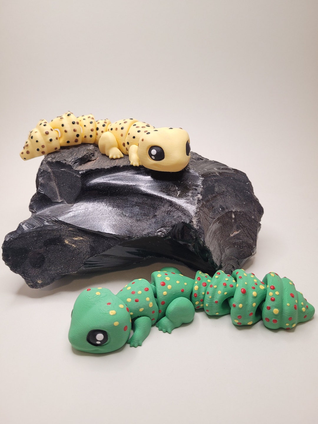 Cute Gecko Flexi Fidget Figurine - 3D Printed - Authorized Seller ...