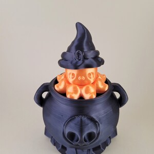 Octopus Fidget Spinner With Optional Witch Hat and Cauldron - Trinket ...