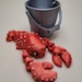 Lobster Articulated Fidget Buddy in Display Bucket - 3D Printed ...