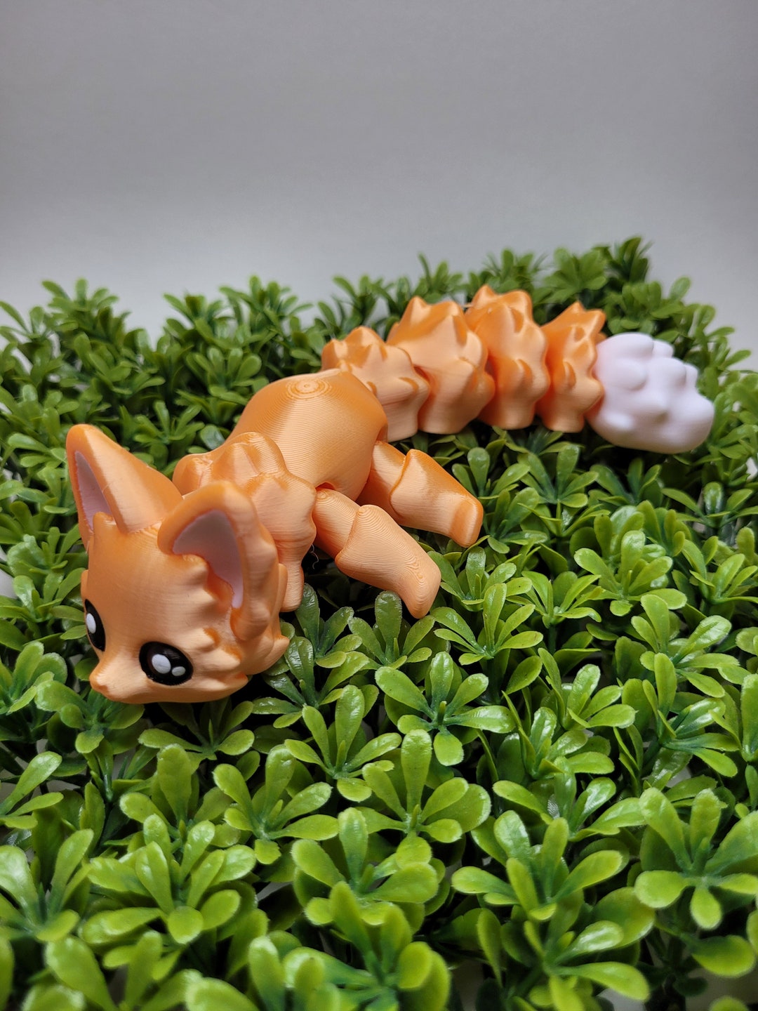 Cute Orange Fox Flexi Fidget Figurine 3D Printed Authorized Seller ...