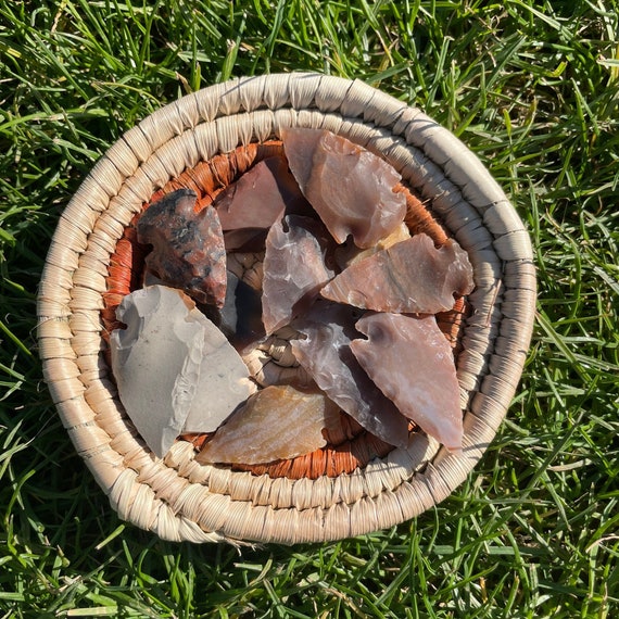 Fancy Agate Arrow Head Hand Carved | Etsy