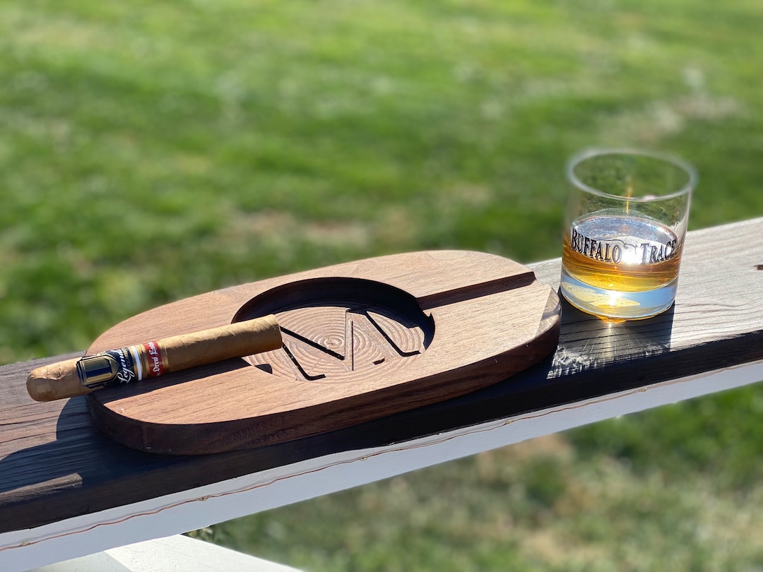 Walnut Cigar Tray - Etsy