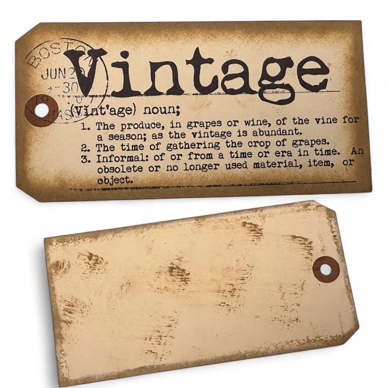 A Vintage Style Hang Tag Luggage Bag Card Tag - Etsy