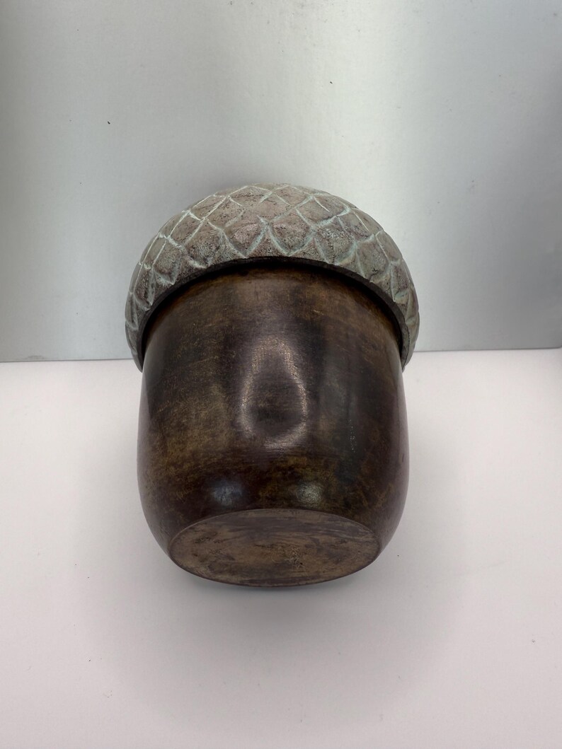 A Cast Iron Acorn Ice Bucket Candle Holder Vintage - Etsy