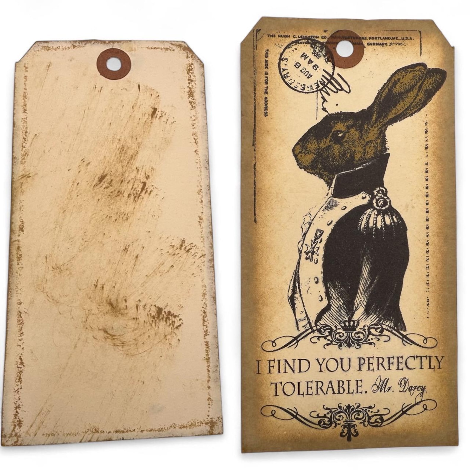 A Vintage Style Hang Tag Luggage Bag Card Tag - Etsy