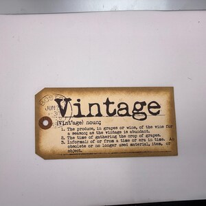 A Vintage Style Hang Tag Luggage Bag Card Tag - Etsy