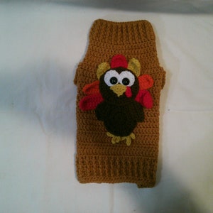 Thanksgiving Turkey Dog Sweater - Etsy