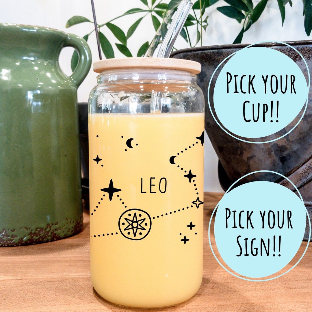 Zodiac Sign Cups / Choose a Cup Style and Your Zodiac Sign / Unique ...
