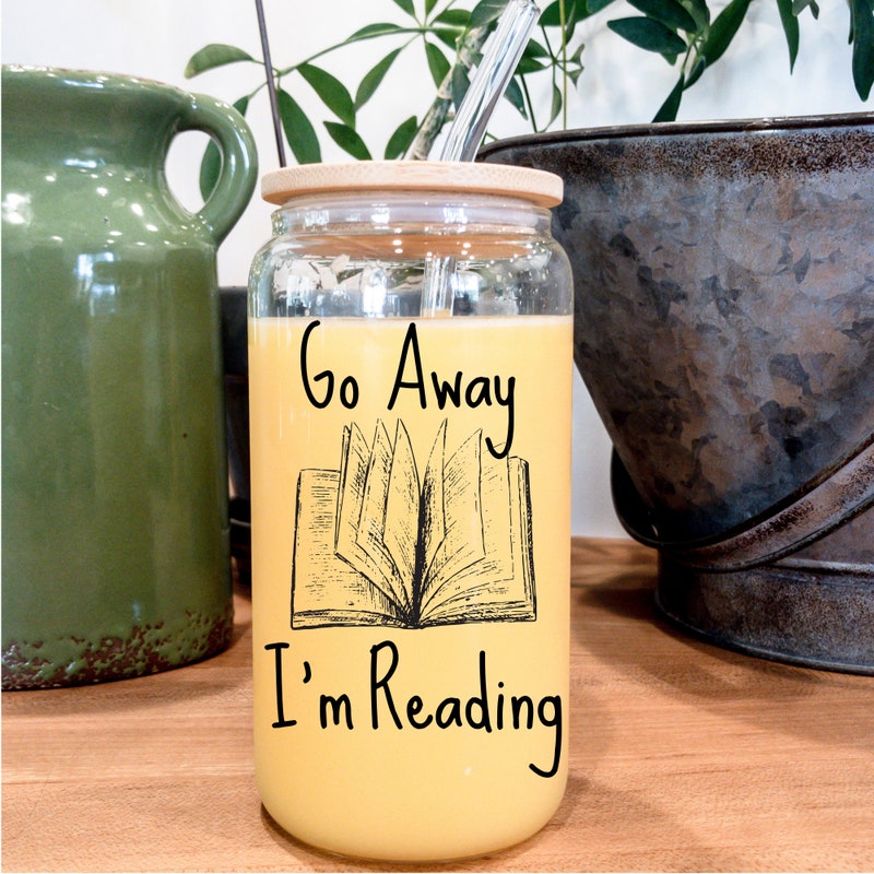 Go Away Im Reading Cups - Etsy