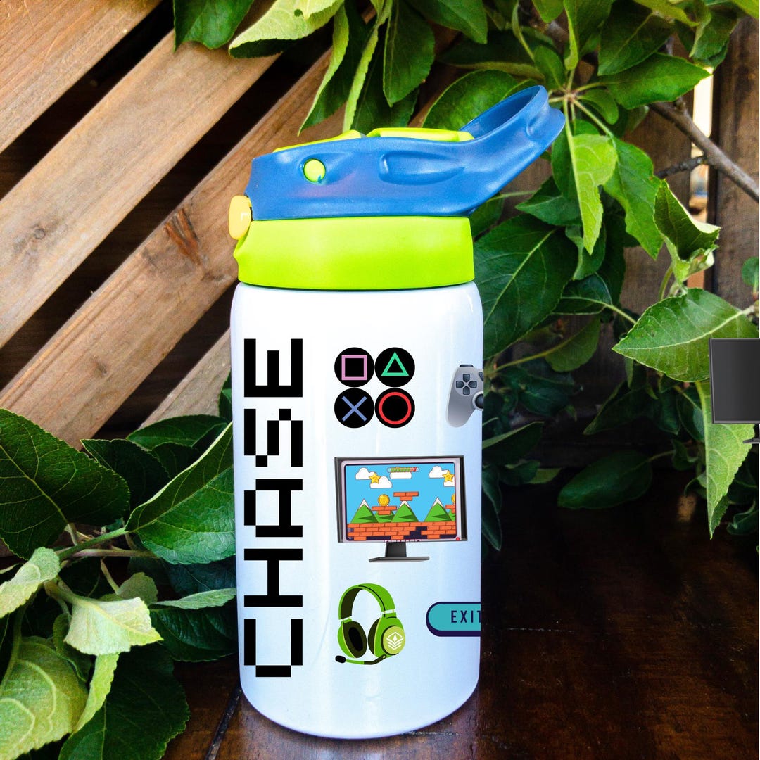 Video Game 12oz Kid's Cup / Insulated With Lid and Straw / Back to ...