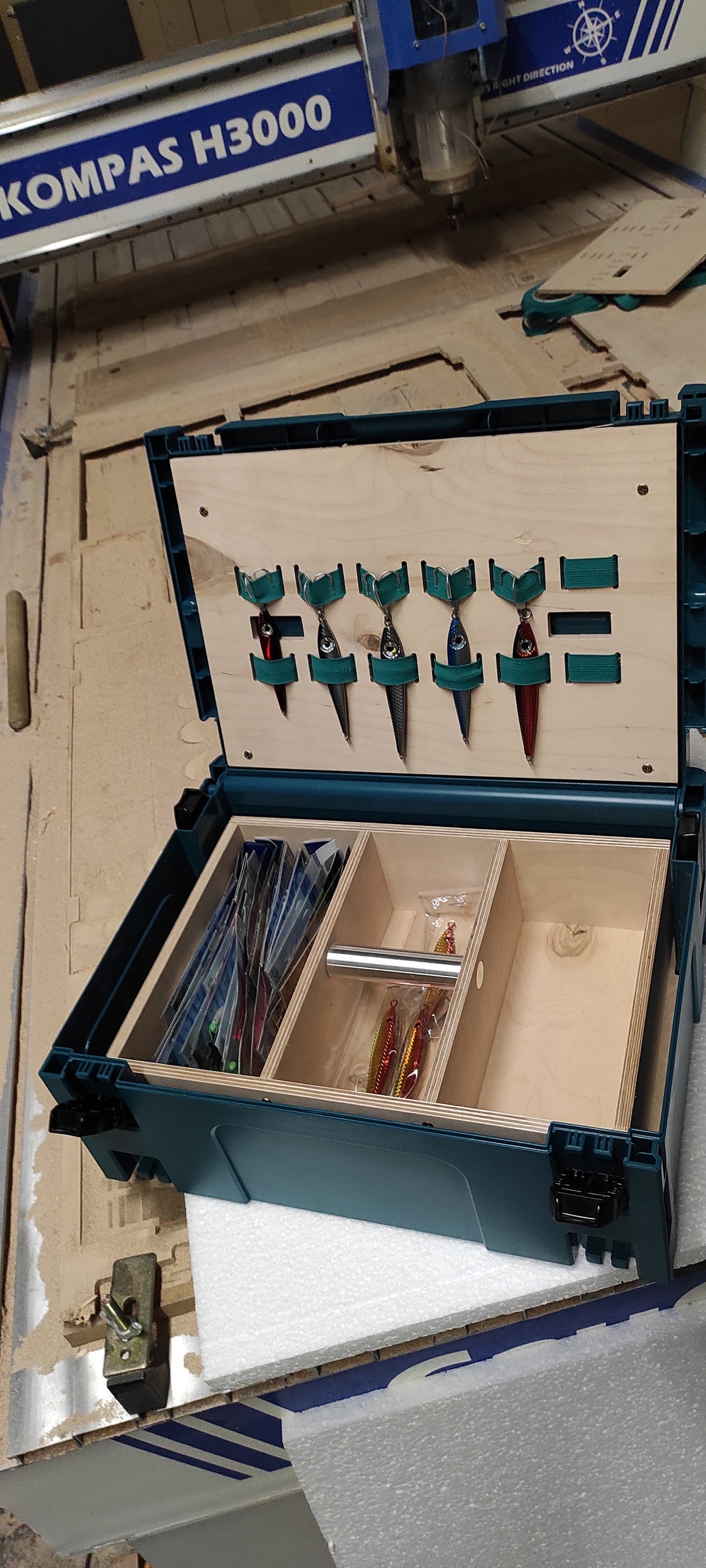 Drawing Attachment Box and Lid for Makita Systainer Gr.2 DXF CDR Format ...