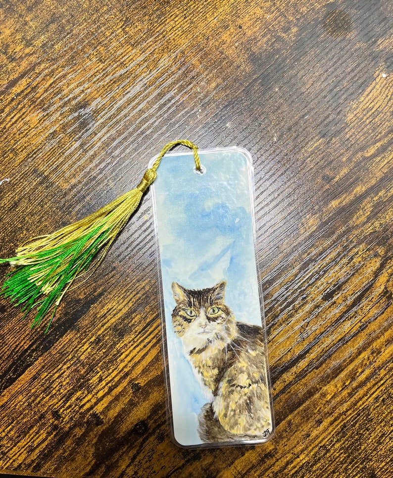Pet Bookmarks// Custom Watercolor// Personalized Bookmark - Etsy