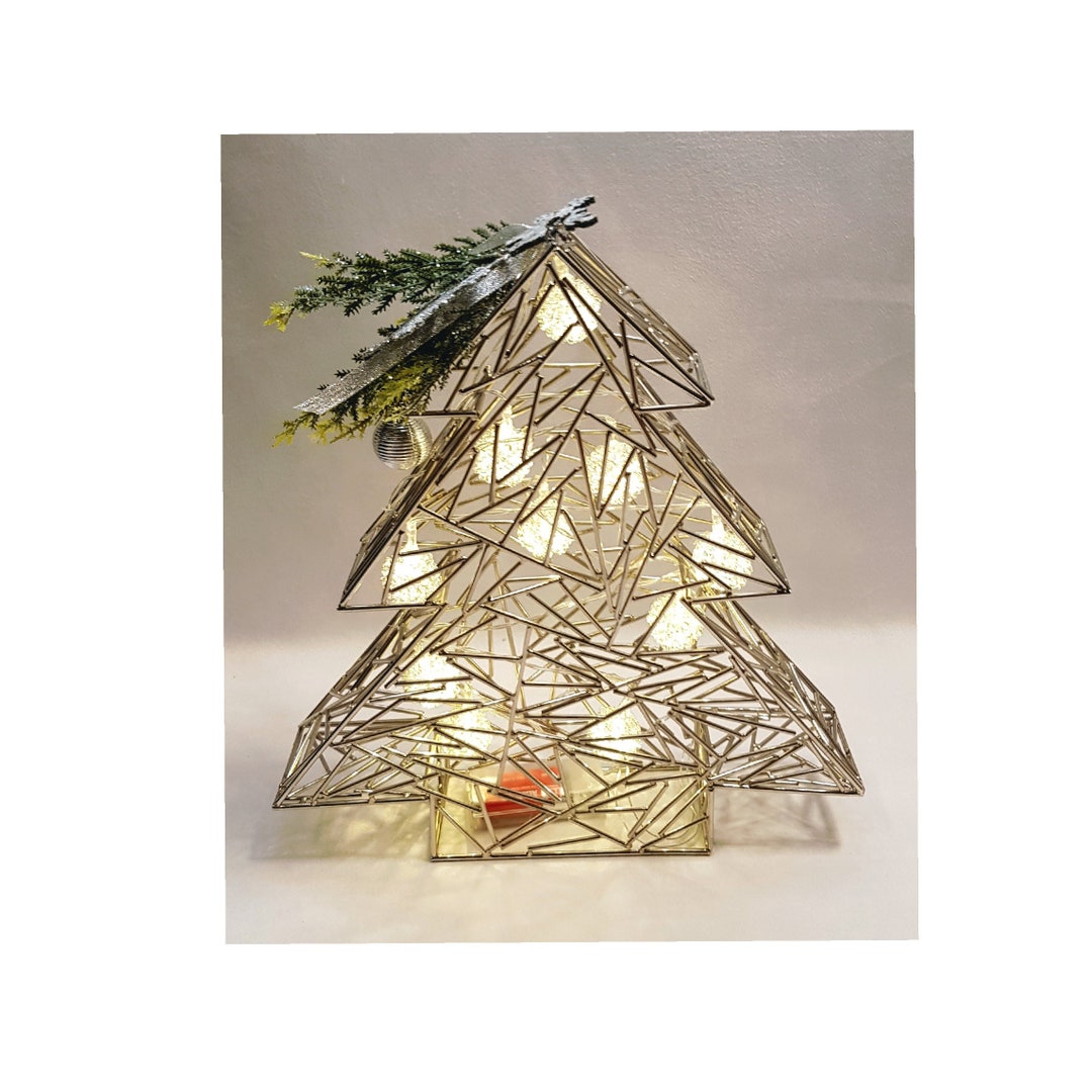 Metall Tannenbaum Weihnachtsbaum Christbaum Deko beleuchtet ...