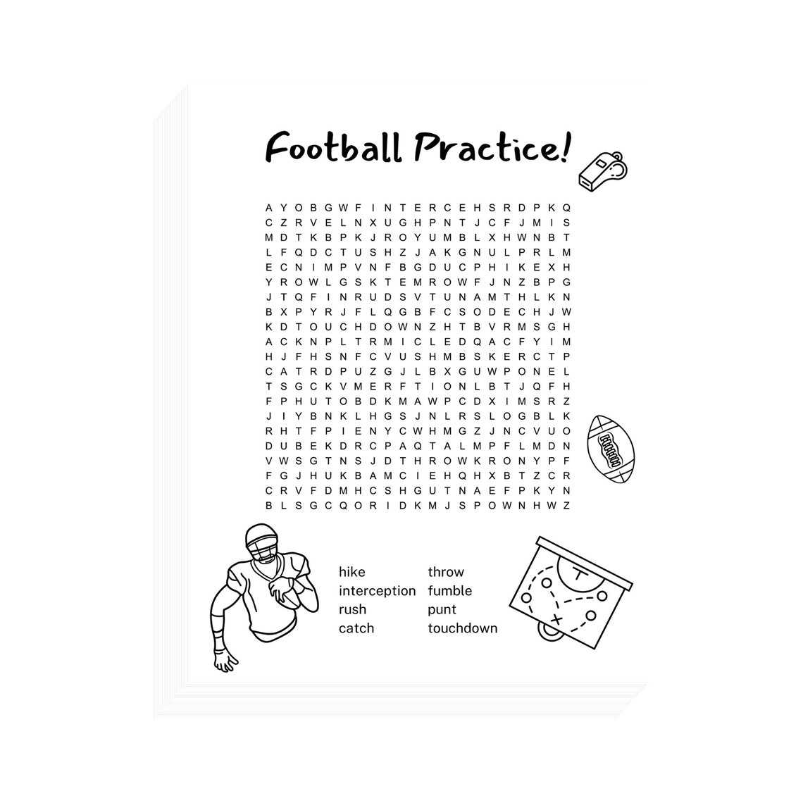Sports Word Search Bundle Printable Value Pack of 5 - Etsy
