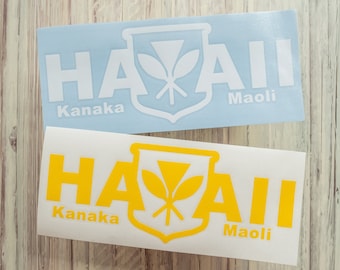 Hawaiian Kanaka Maoli Tribal Sticker Hawaii Native Local 808 - Etsy