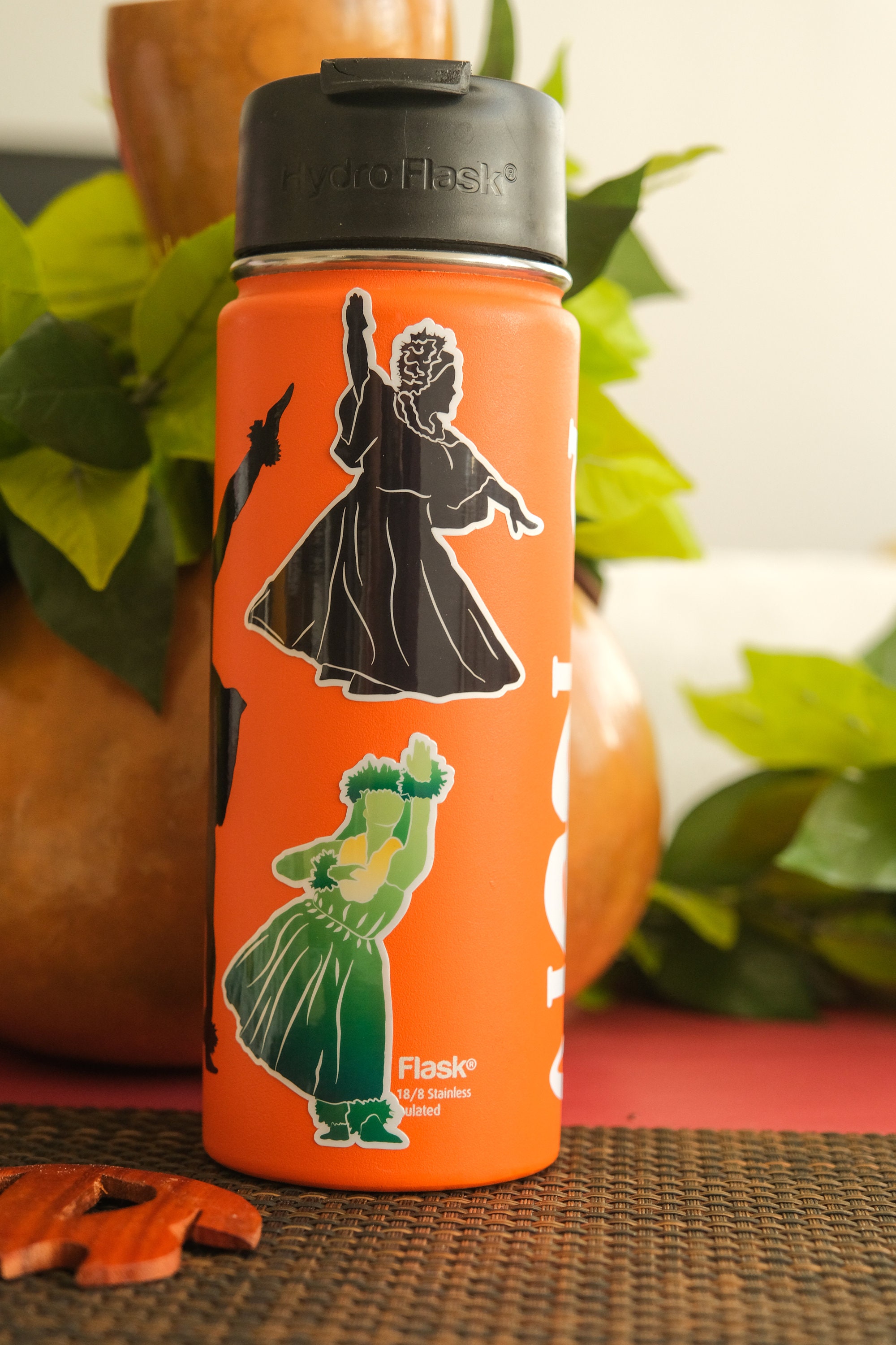 Hula Silhouette Poses Sticker Pack #3 (4 Sticker Set: 2 Styles) - Etsy