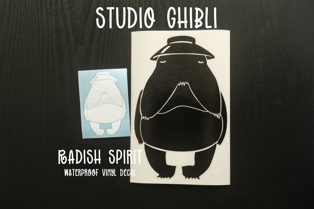 Spirited Away Radish Spirit Oshirosama Vinyl Decal From Studio Ghibli ...