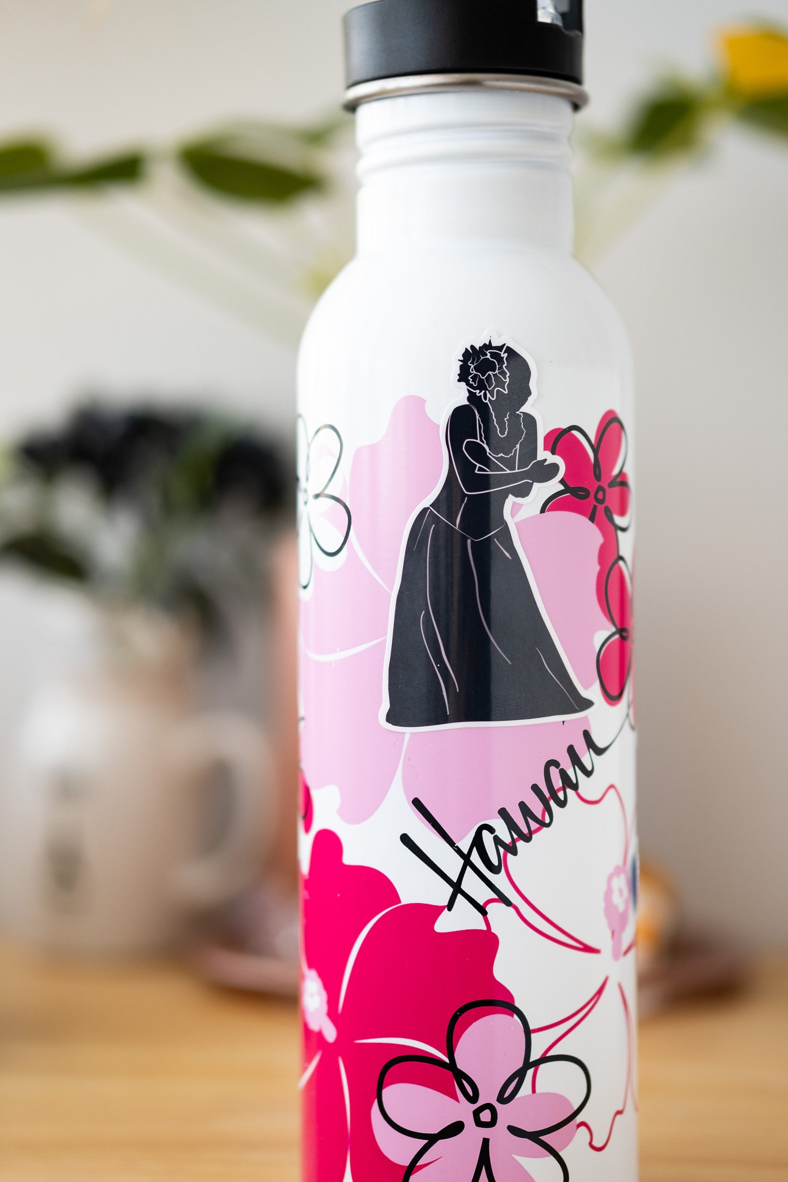 Hula Silhouette Poses Sticker Pack 4 Sticker Set : 2 Styles | Etsy