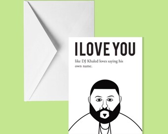 Dj Khaled Card - Etsy