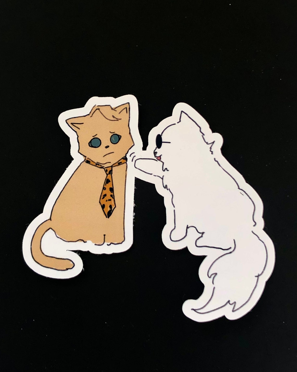 Nanago Cat Sticker Gojo Satoru and Nanami Kento Anime Sticker | Etsy