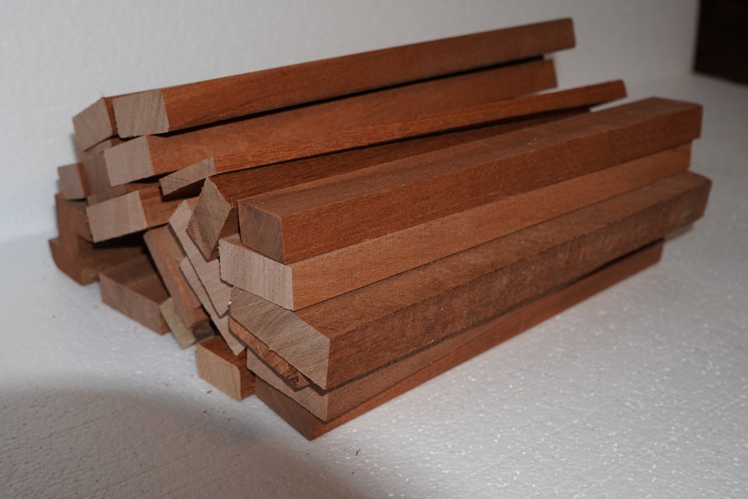 Planed Mahogany Sapele Hardwood Offcuts 5kg Box Approx 300mm Long ...