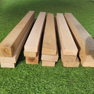 15no Solid Oak Timber Offcuts. Hardwood 600mm Long - Etsy UK