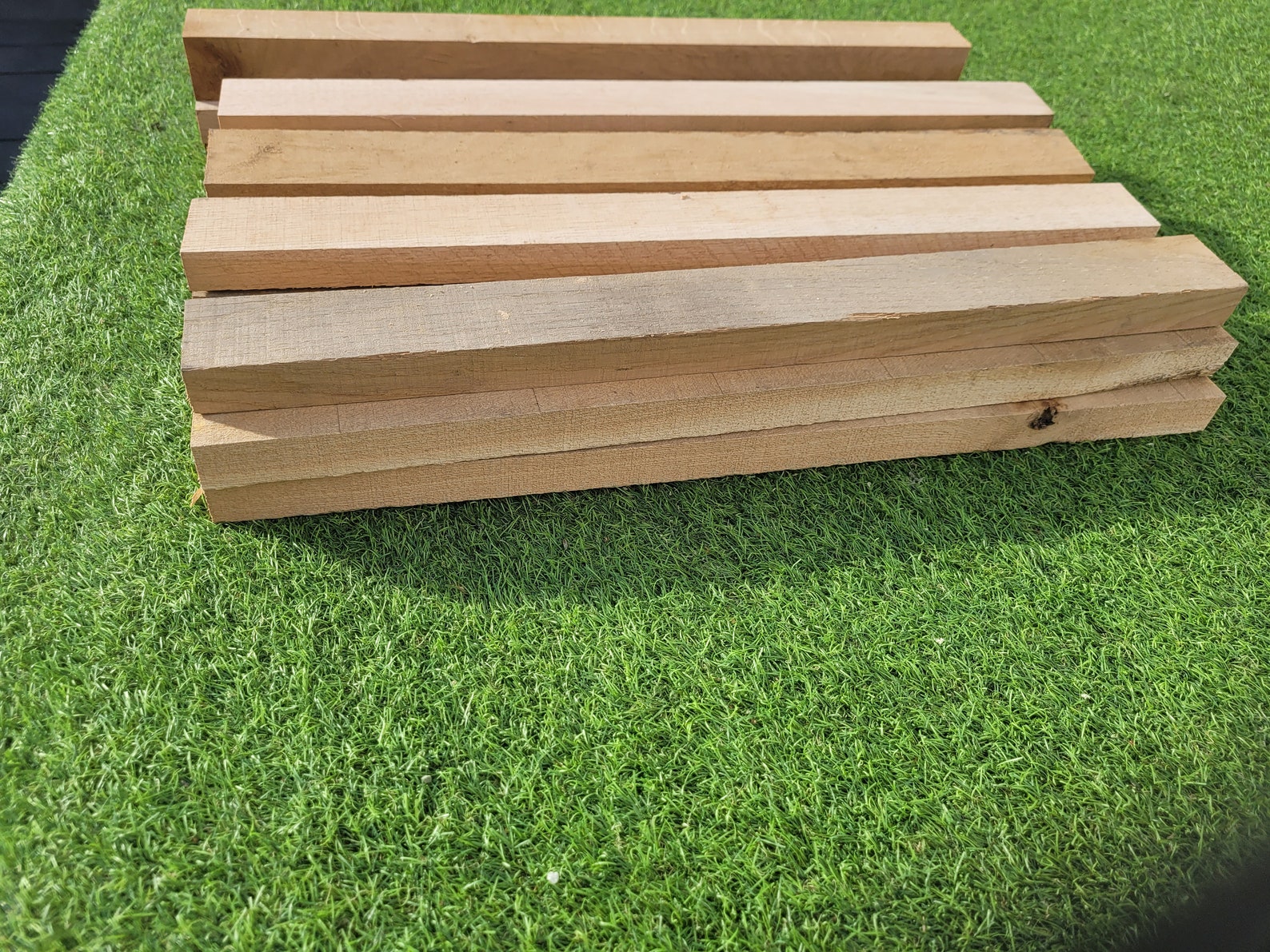 15no Solid Oak Timber Offcuts. Hardwood 600mm Long - Etsy UK