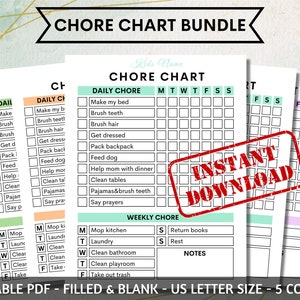 Dnd Chore Chart - Etsy Australia